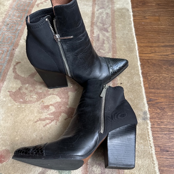 Donald J. Pliner | Shoes | Donald Pliner Western Style Booties Made Of ...
